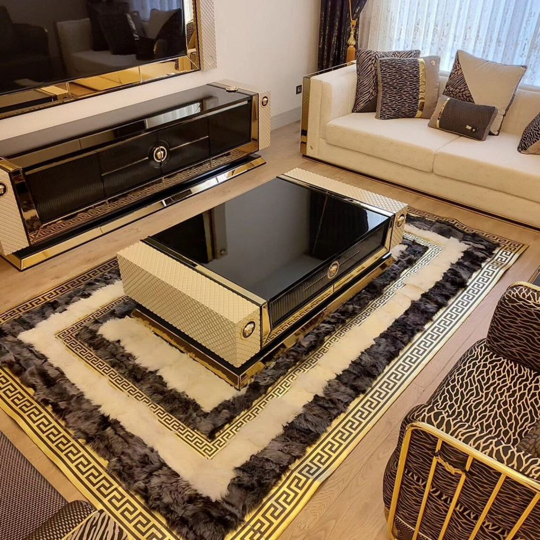 Luxury Handmade Natural Fur Rugs | Sheepskin, Cowhide, Goat, Rabbit ...