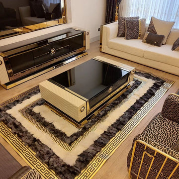 Luxury Handmade Natural Fur Rugs | Sheepskin, Cowhide, Goat, Rabbit ...